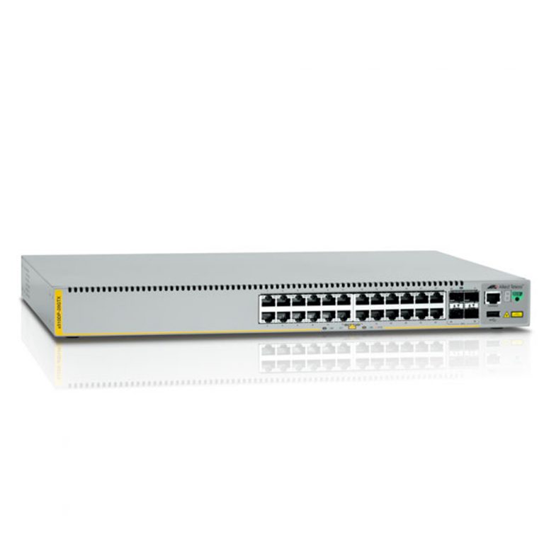 Stackable Gigabit Edge Switch with 24 x 10/100/1000T, 4 x 10G SFP ...